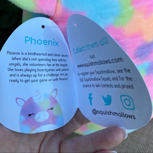 Kellytoy | Toys | Rainbow Unicorn Phoenix Squishmallow 2 Nwt | Poshmark